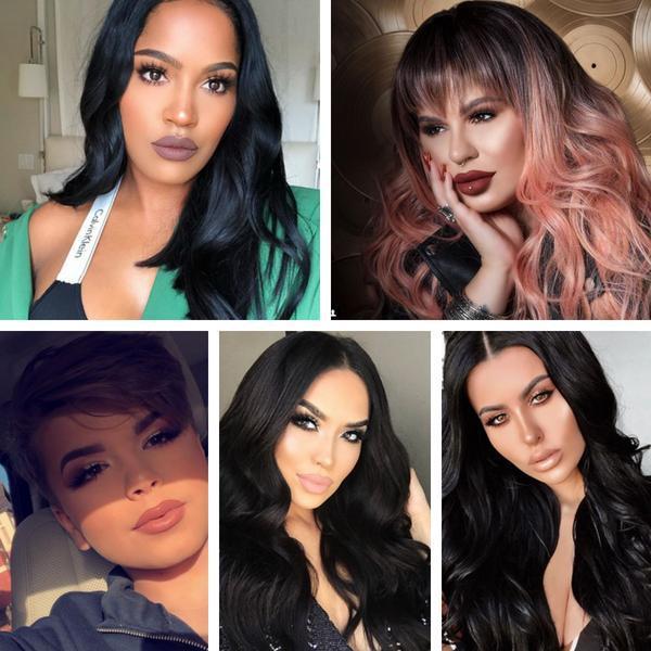Beauty and Hair Influencers Wigs.com Loves!