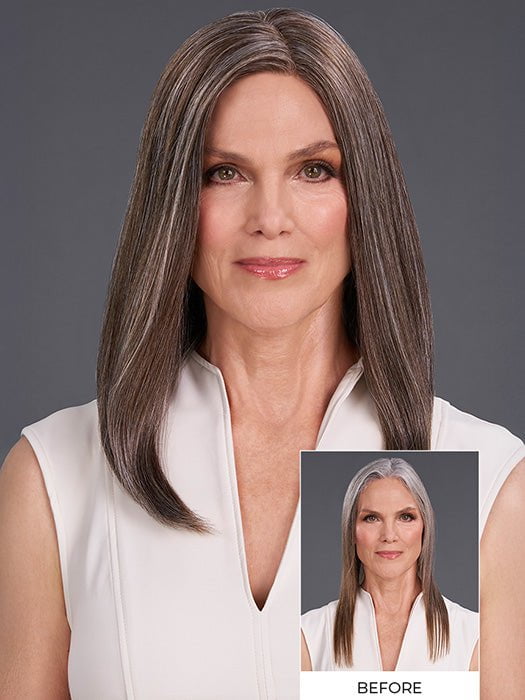 14" Top Form Lace by Jon Renau | Human Hair Topper – Wigs.com
