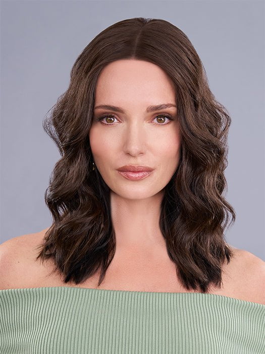 Top Trend Lace Wavy 14” | Synthetic Lace Front Hair Topper (Mono Top ...