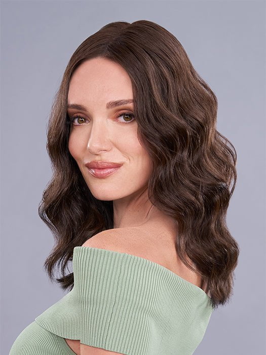Top Trend Lace Wavy 14” | Synthetic Lace Front Hair Topper (Mono Top ...