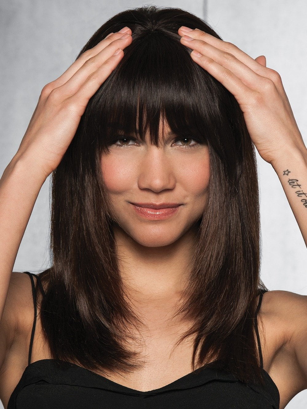 Clip-In Human Hair Fringe/ Bangs by hairdo – Wigs.com