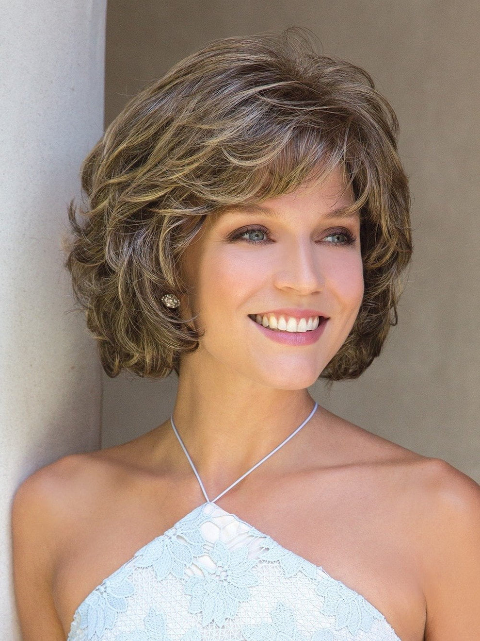 Mariah Wig by Noriko | Short Bob with Tousled Curls – Wigs.com
