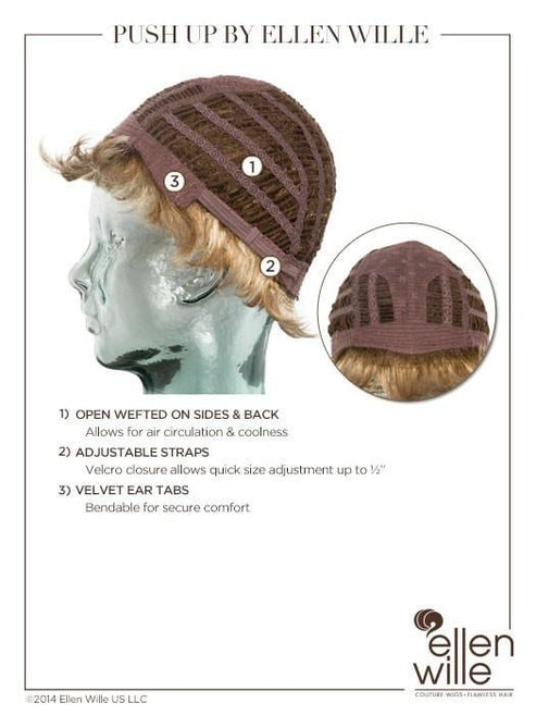Push Up Wig by Ellen Wille | Short Pixie – Wigs.com